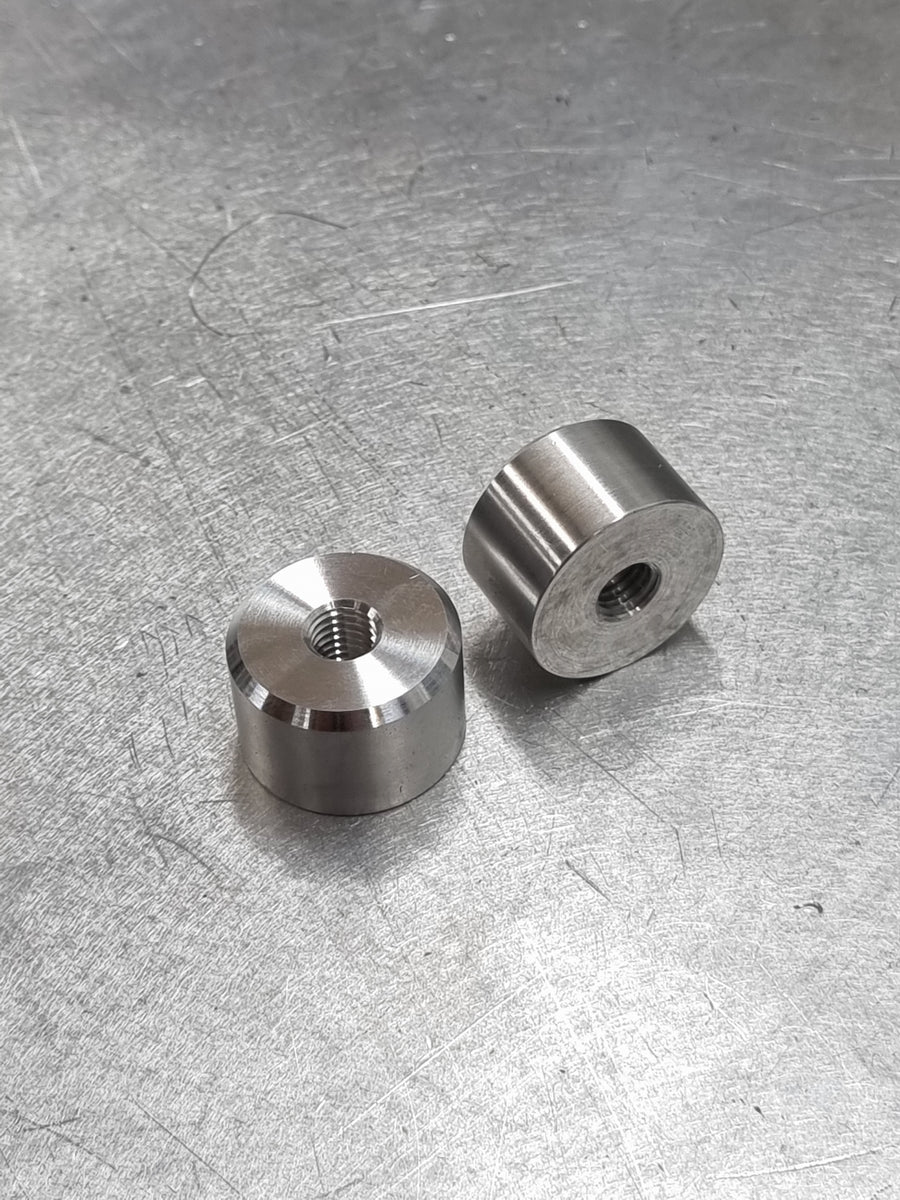 Threaded Aluminium Boss Female Metric Weld On (M6 M8) - Skeleton Weldi ...